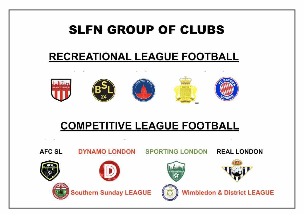 Welcome to SLFN - South London Football Network